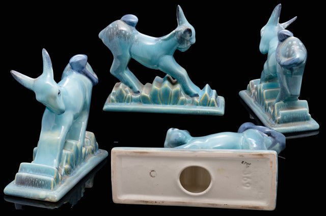 Beswick Blue Glaze Donkey. – Sue Todd Antiques